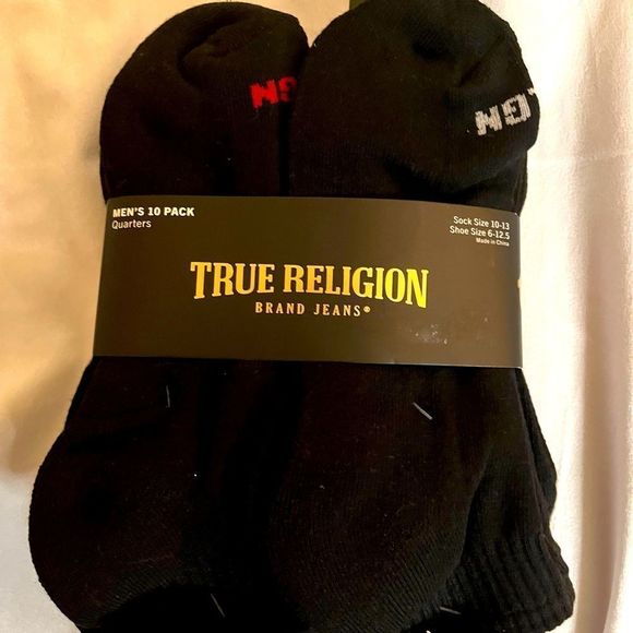 True Religion | Underwear & Socks | True Religion Mens Shoe Size 625 1 ...